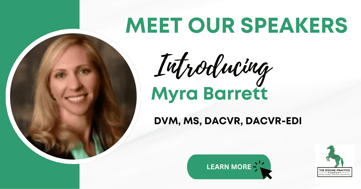 Myra Barrett - A Global Leader in Equine Diagnostic Imaging - The ...