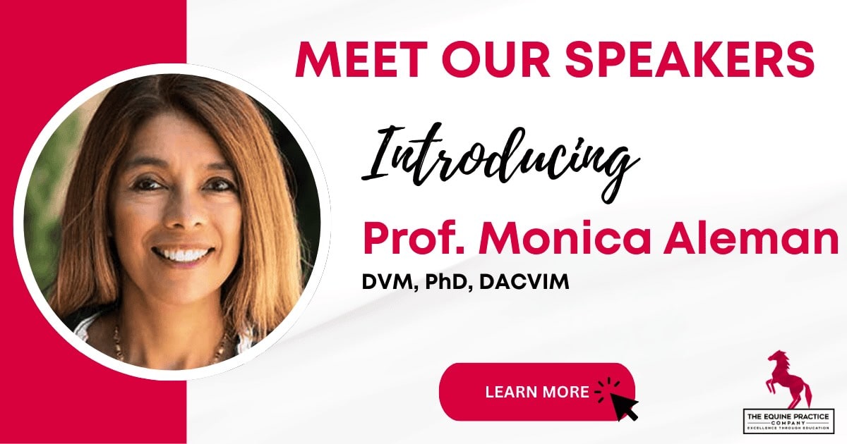Professor Monica Aleman - Global Authority in Equine Neurology and ...